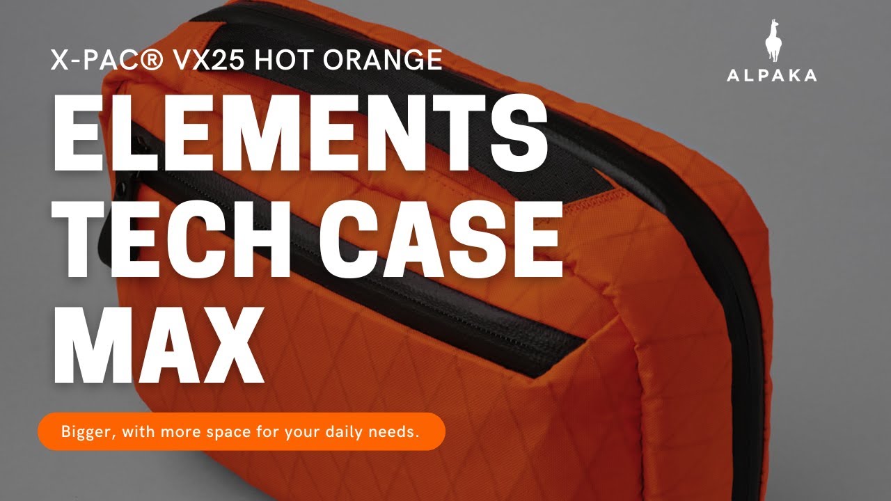 ALPAKA Tech Case Max Orange Blaze - YouTube
