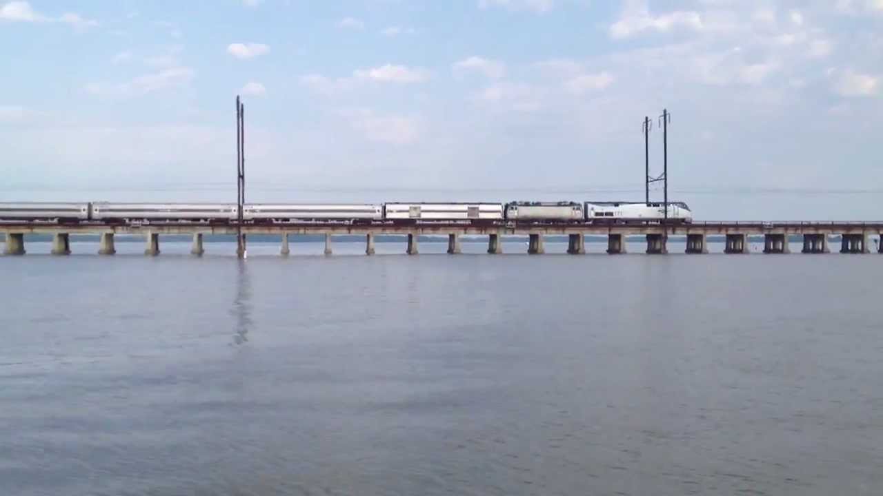 [HD] RARE Combined Amtrak train on NEC - YouTube