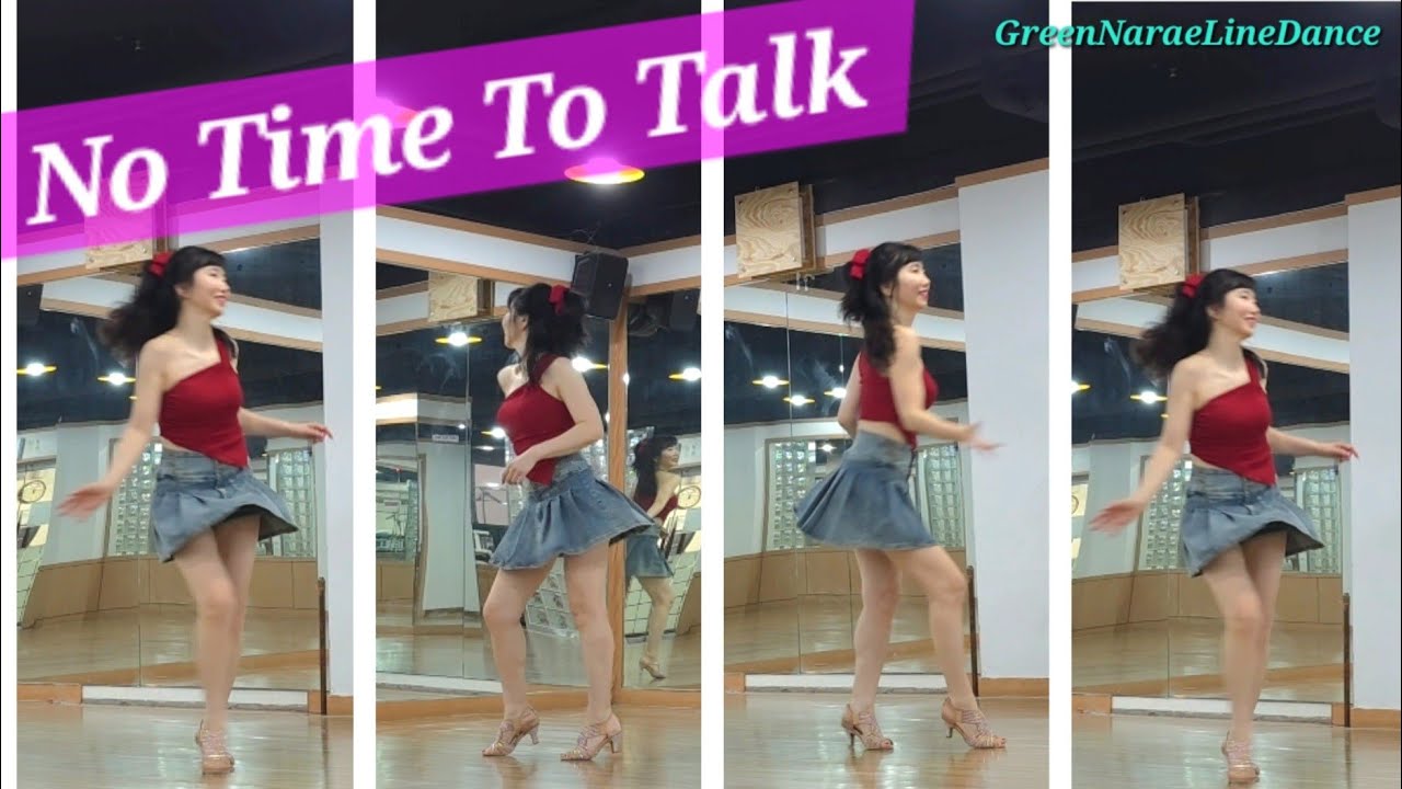 No Time To Talk Line Dance Intermediate - YouTube