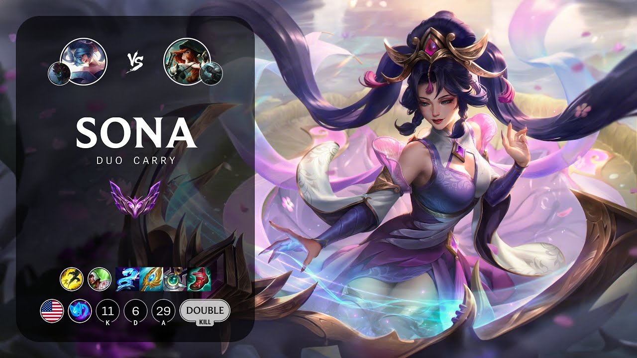 Sona Carry vs Miss Fortune - NA Master Patch 14.1 - YouTube