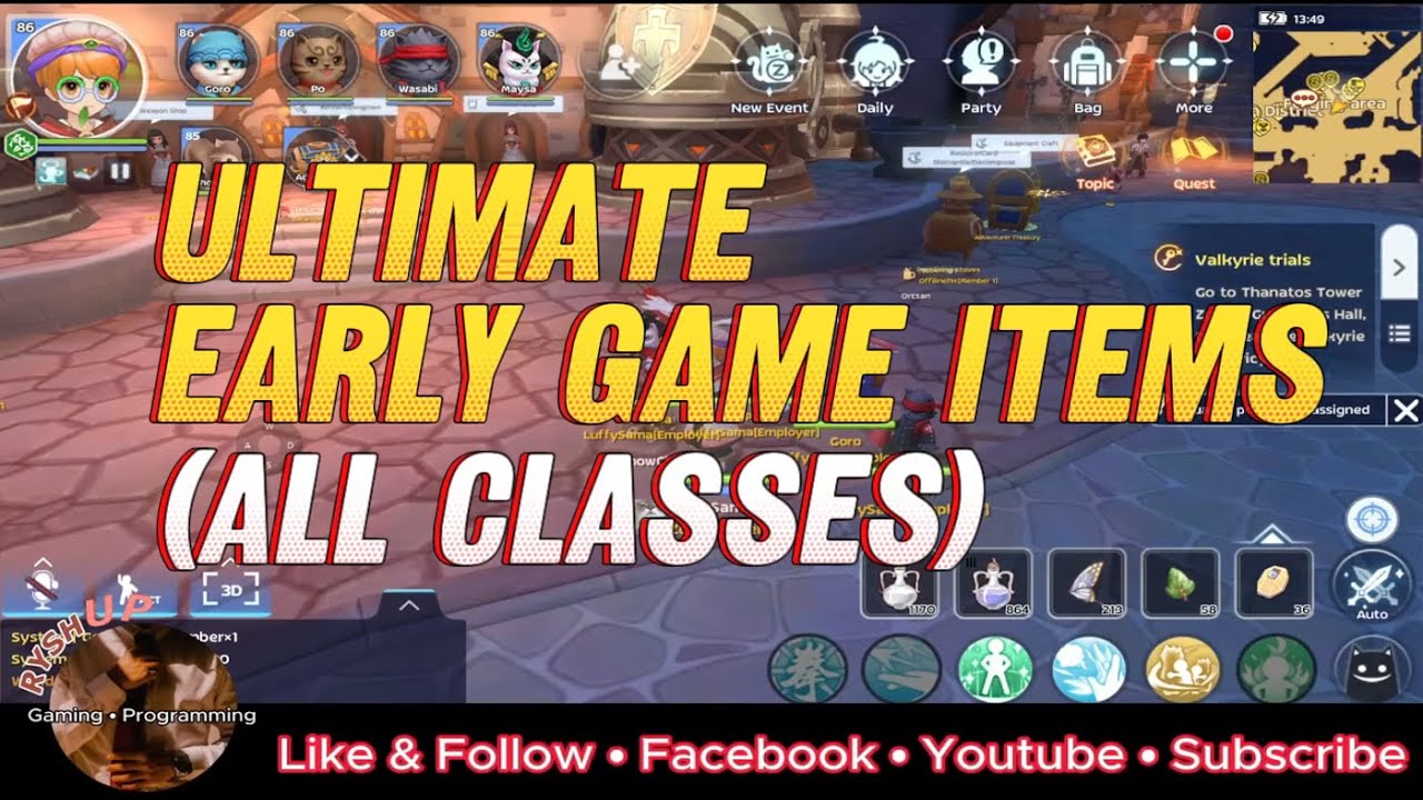 Ragnarok M Classic: Ultimate Early Game Items For All Classes - YouTube