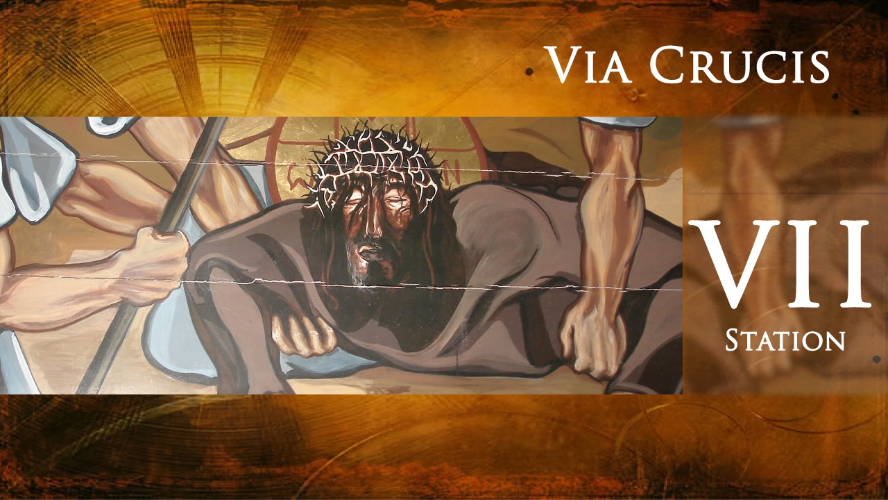 Stations of the Cross - 7th Station - Jesus falls for the second time ...