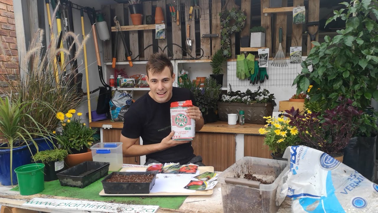 Kyle Moolman the GardenGuy teaches seed sowing. How to grow your own ...