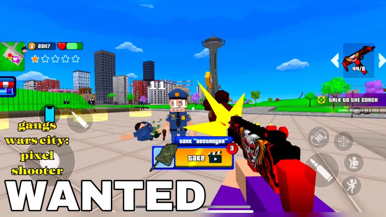 Let’s play new game gangs wars city: pixel shooter || gangs war ...