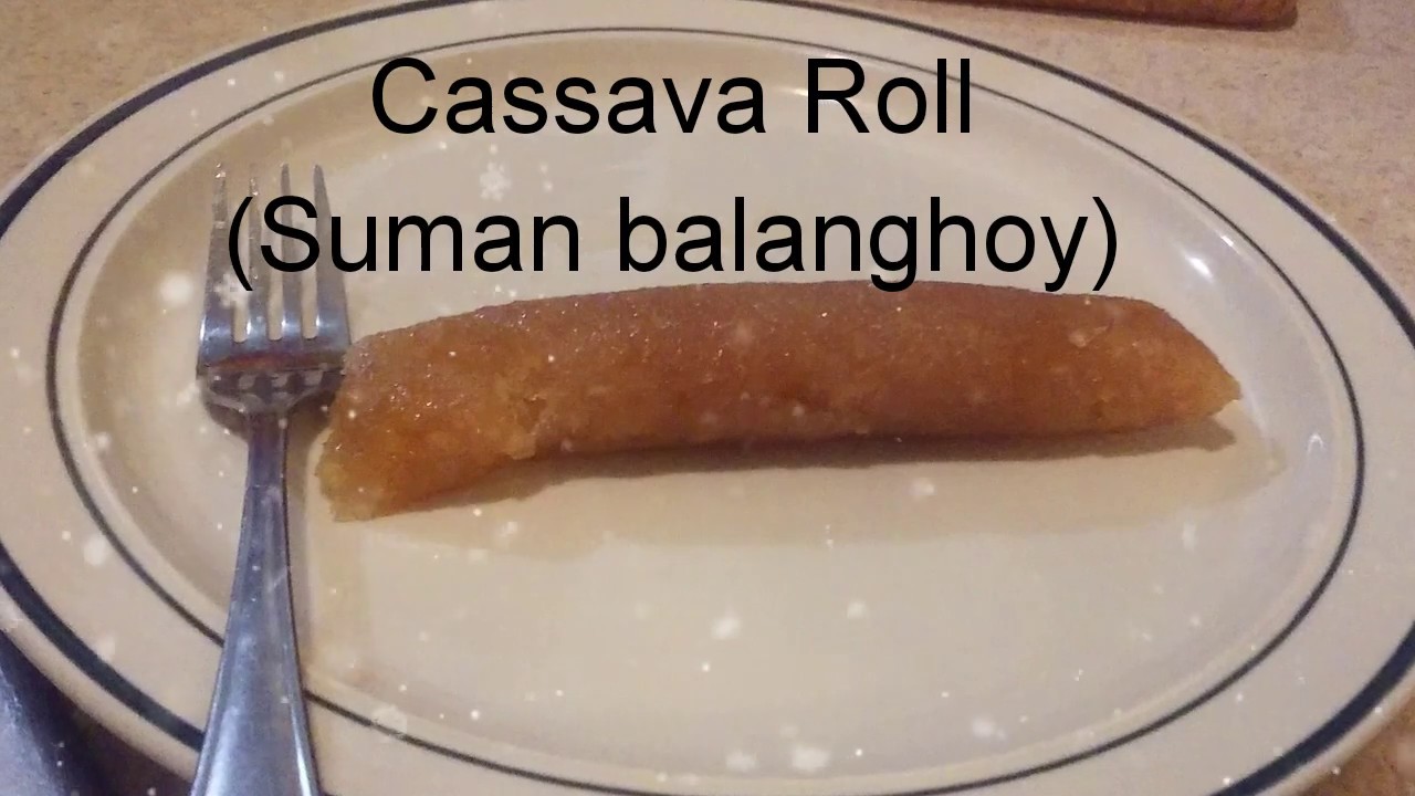 2 ingredients healthy snack: Cassava Roll - YouTube