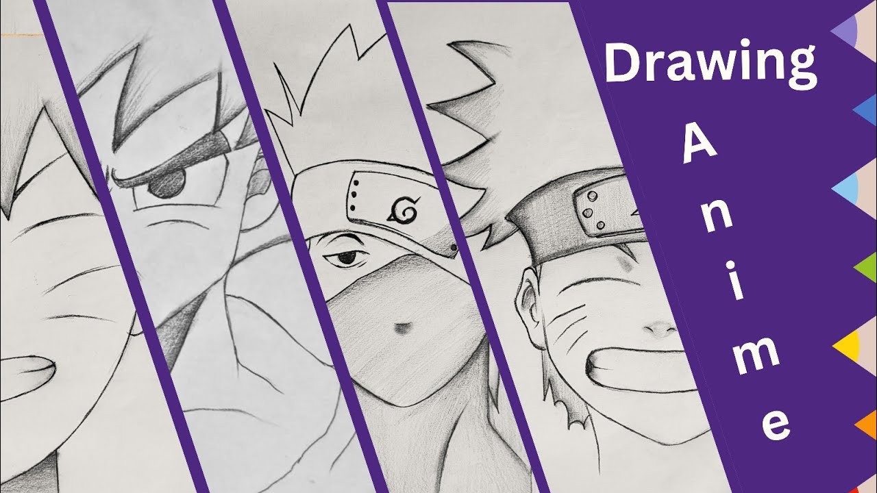 All Types Anime Drawing | Anime Drawing For kids | Anime Drawing ...