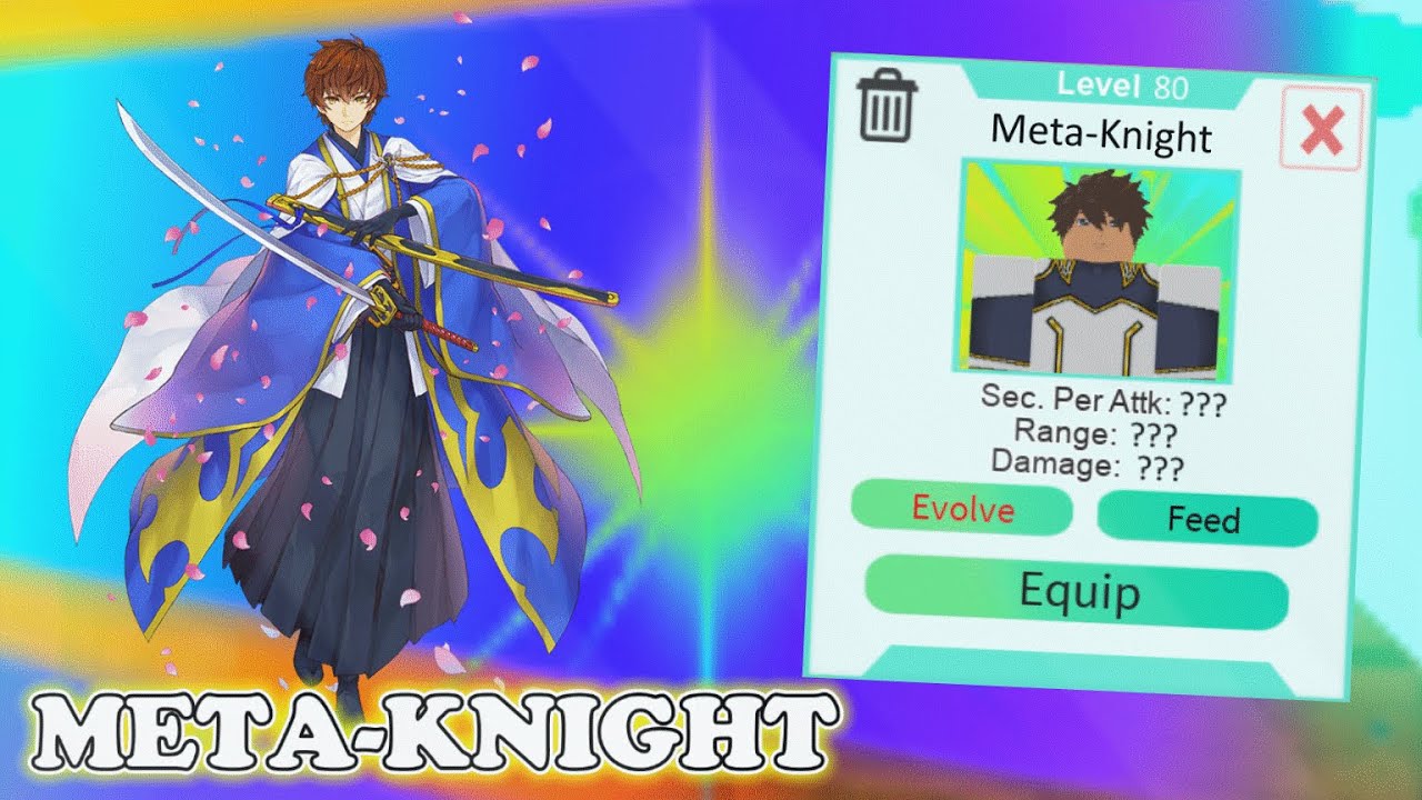 [OP 5 STAR UNIT] META-KNIGHT/SUZAKU SHOWCASE In All Star Tower Defense ...