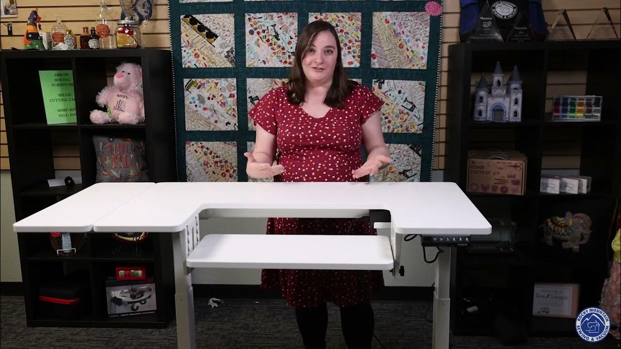 The Eleanor Serger & Sewing Table from Arrow Classic Sewing Furniture ...