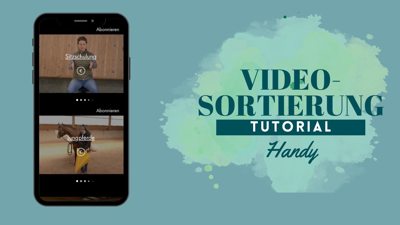 Tutorial Handy: Neue Video-Sortierung auf der Allaround Academy - YouTube