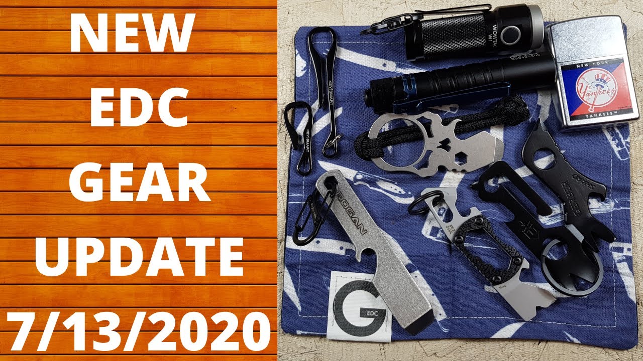 NEW EDC GEAR UPDATE 7/13/20. NEW ITEMS FOR EVERYDAY CARRY, - YouTube
