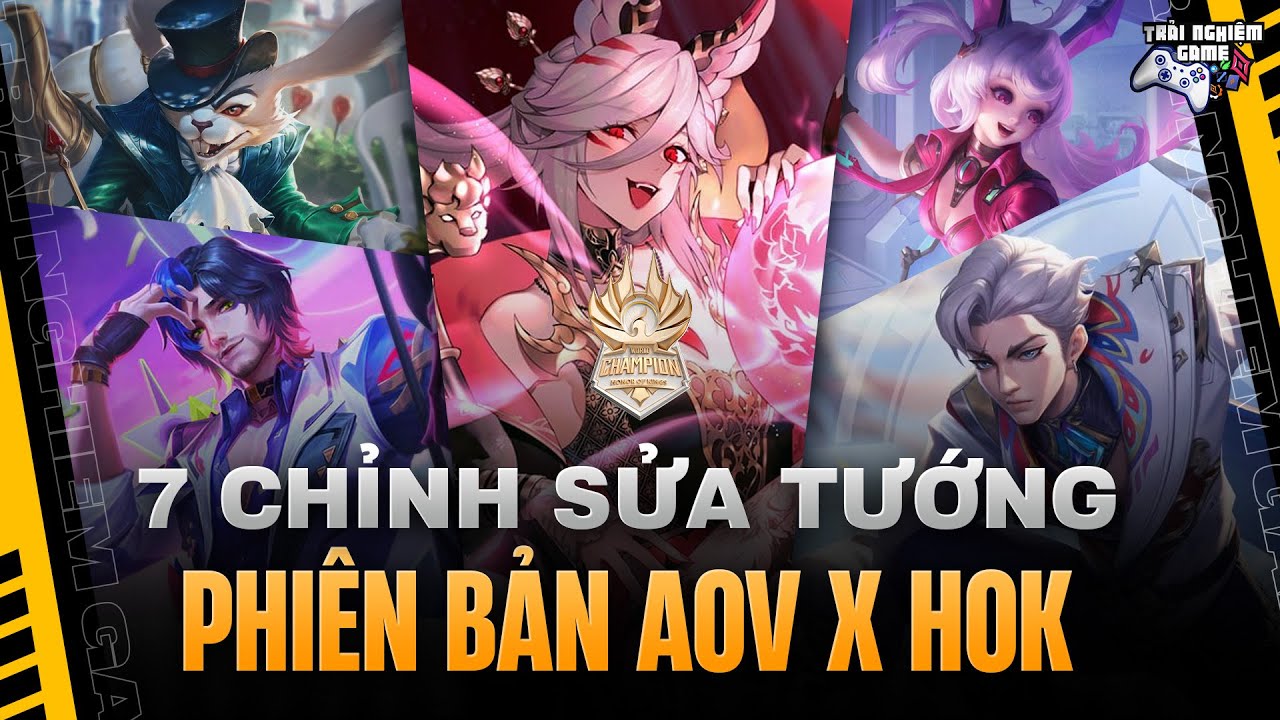 Liên Quân 7 Chỉnh Sửa Tướng: Flo, Liliana, Aya |Phiên Bản AOV X HOK giải mã sức mạnh KIC 2023 ...