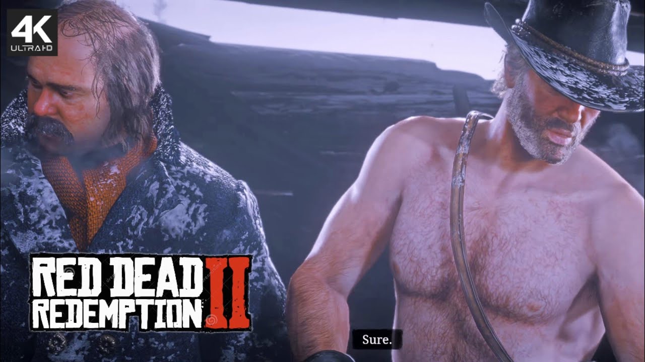 RDR 2 20240503 Shirtless Arthur Morgan 4K Gameplay RTX 3080 i7-14700K ...