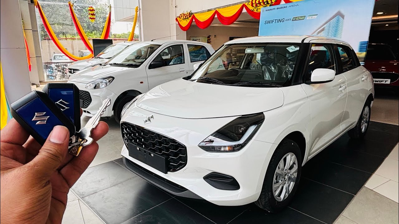 आ गई New Swift CNG 2024 Maruti Swift Zxi CNG Top Model Latest Features ...
