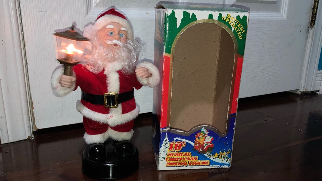 10” Musical Christmas Moving Figure - YouTube