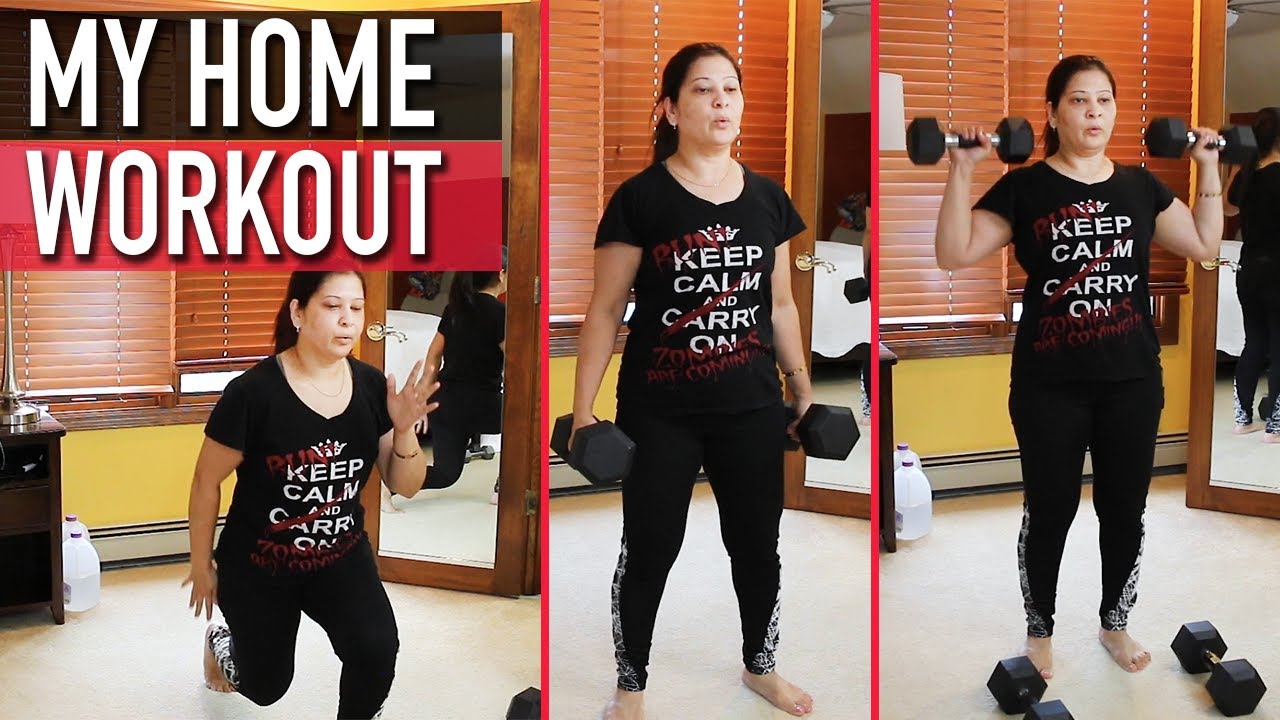 NO GYM | HOME WORKOUT FULL BODY | FITNESS ROUTINE - YouTube