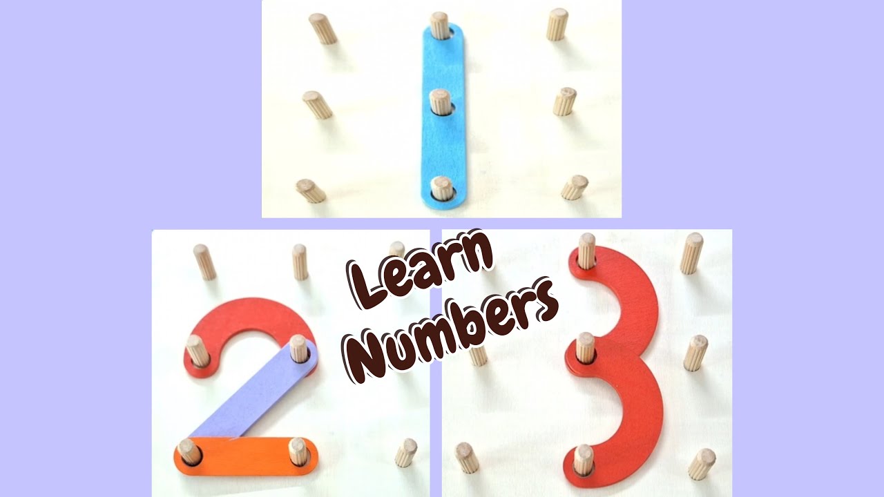 Numbers 123|Counting 1 to 10|Best Wooden Toy for kids and toddlers ...