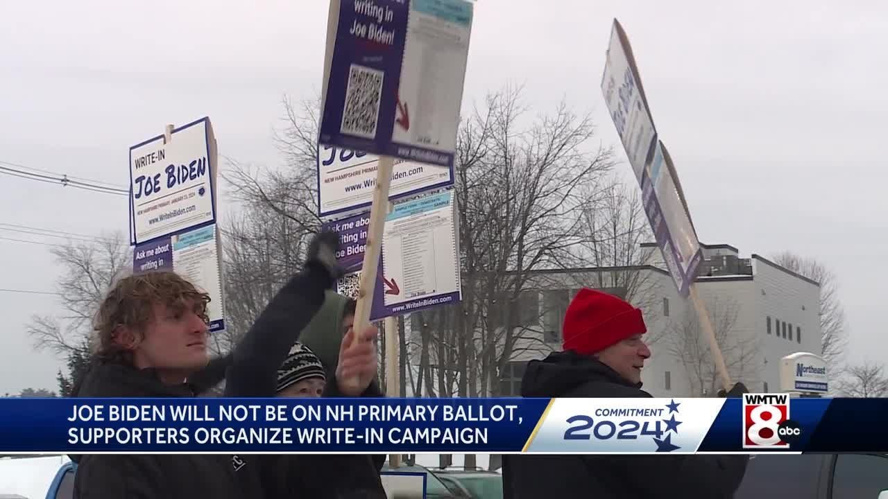 Biden supporters organize write-in campaign in NH - YouTube