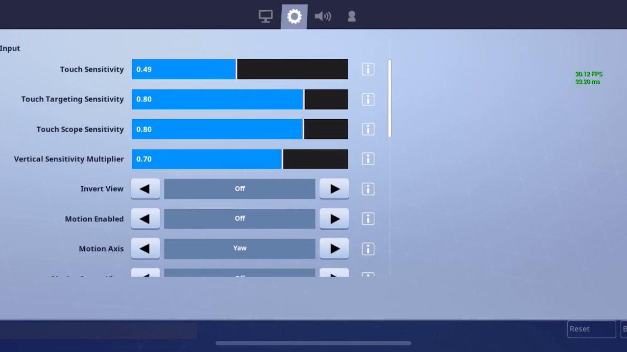 Settings + HUD showcase - Fortnite Mobile - YouTube