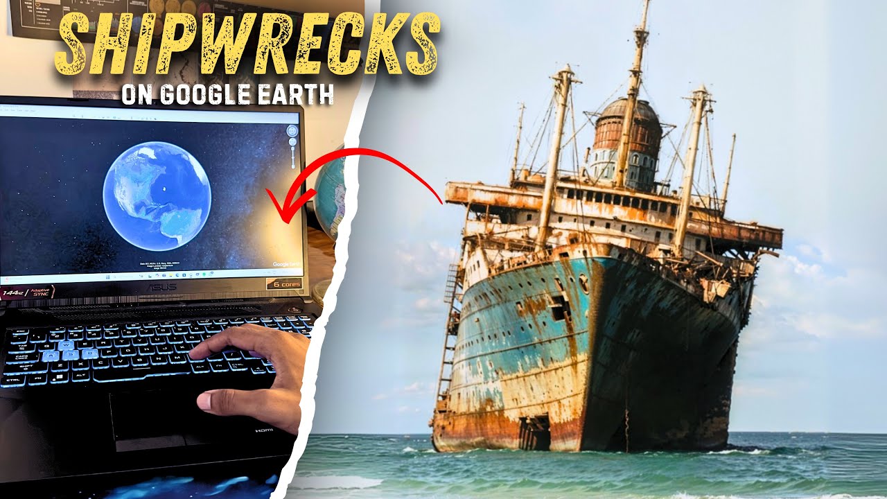 TOP 10 Shipwrecks You Can See on Google Earth!😱 - YouTube