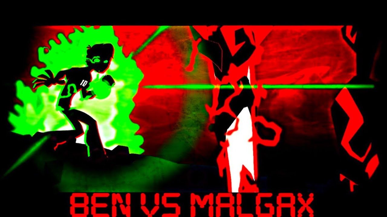 Stick Nodes PRO: Ben 10 VS Malgax - J4f collab - YouTube