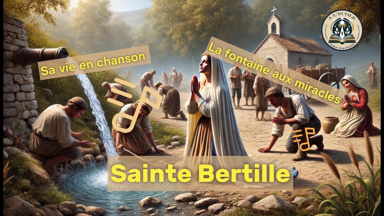 Sainte Bertille : Abbesse, Fondatrice et Miraculeuse - YouTube