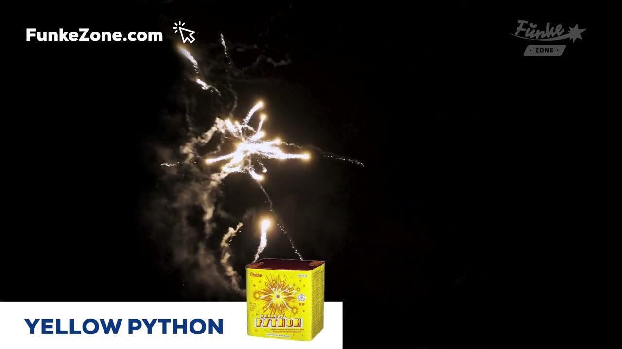 Yellow Python - fajerwerk od Funke [SLOW MOTION] #funkezone #fireworks ...