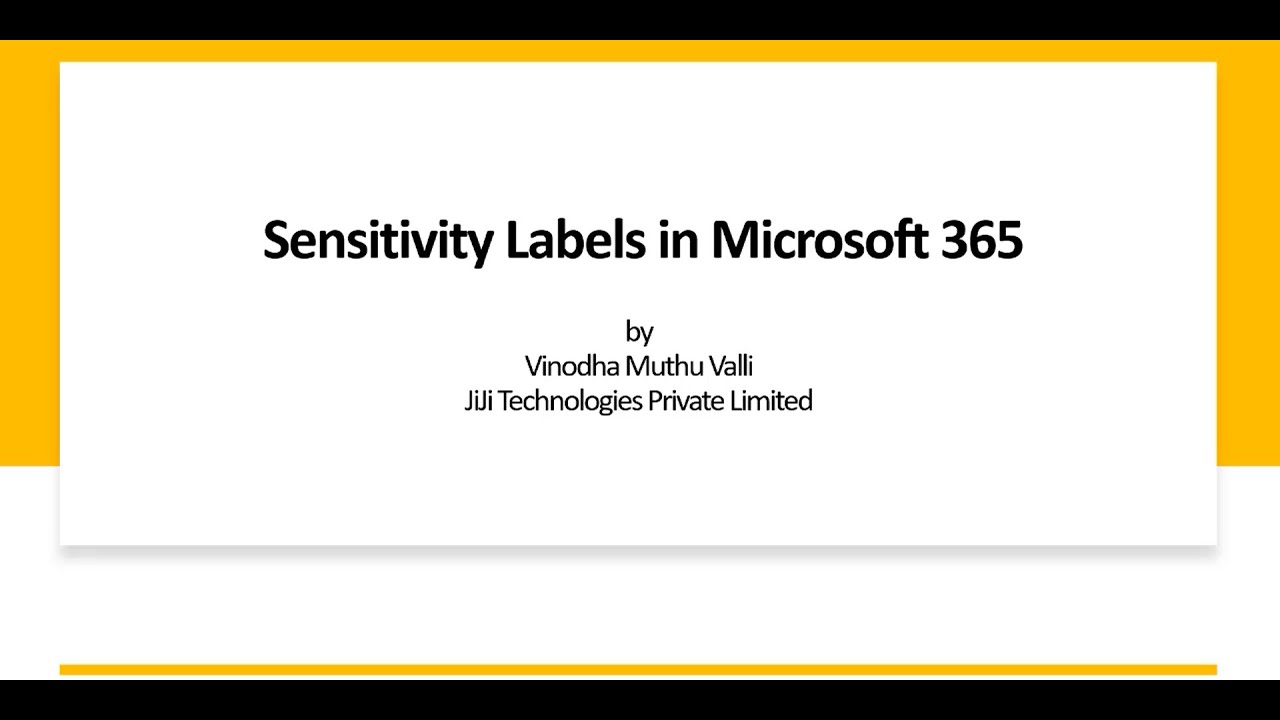 Introduction To Sensitivity Labels In Microsoft 365 YouTube introduction-to-sensitivity-labels-in-microsoft-365-youtube