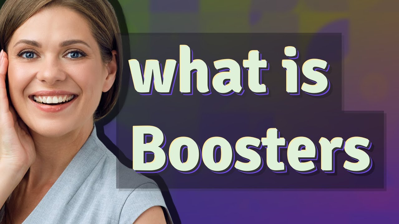Boosters | meaning of Boosters - YouTube