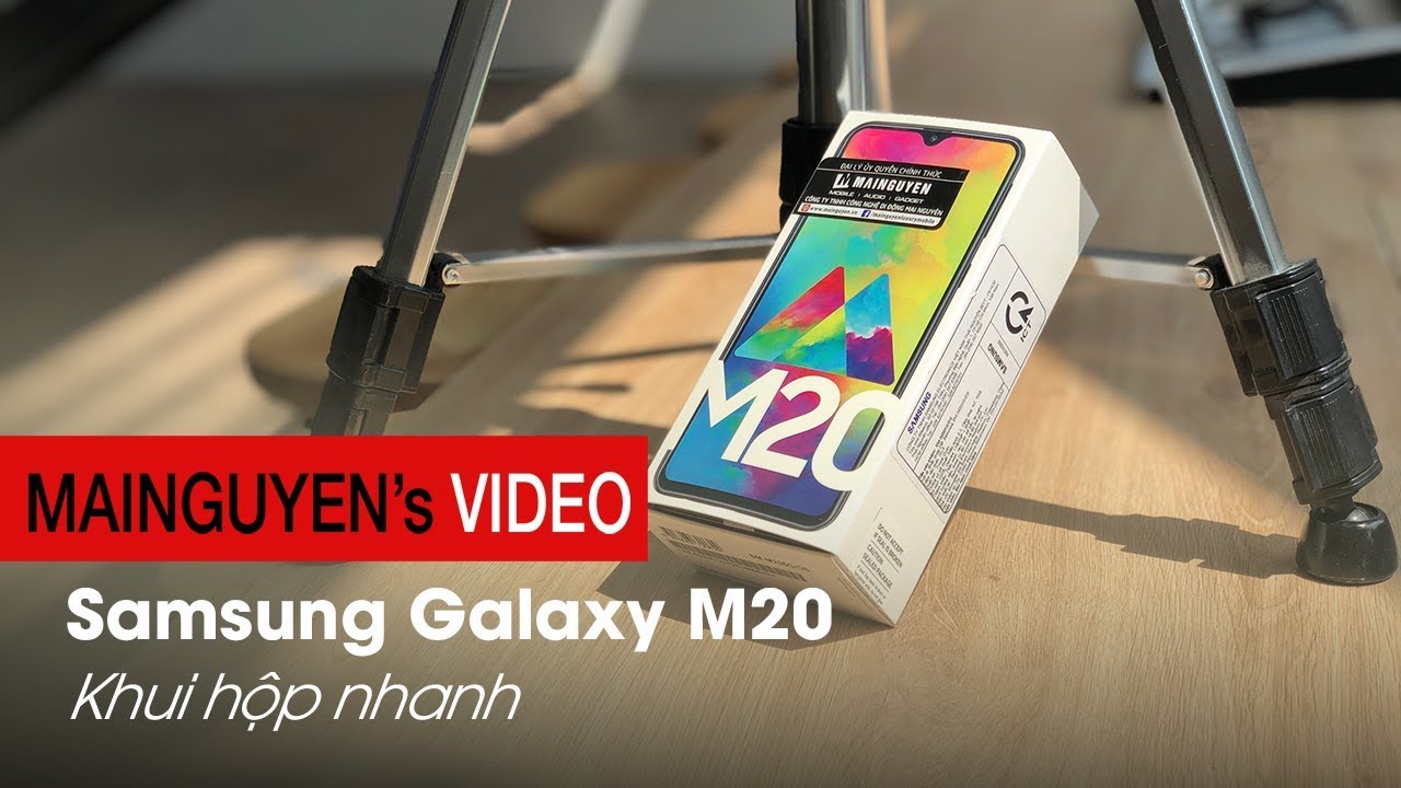 [Mở hộp] Samsung Galaxy M20: Pin 5000mAh, Ram 3GB, màn hình Infinity-V ...