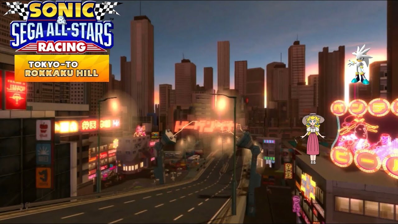 Sonic & SEGA All Stars Racing (Wii) Rokkaku Hill Introduction - YouTube