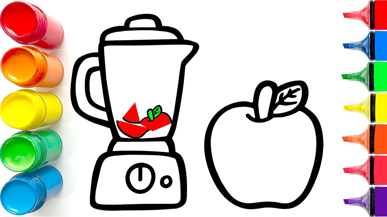 How to Draw a Blender | Easy Step by Step Tutorial - YouTube