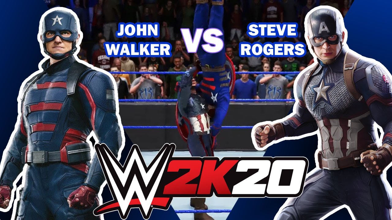 U.S. Agent (John Walker) vs Captain America (Steve Rogers) - WWE 2K20 ...
