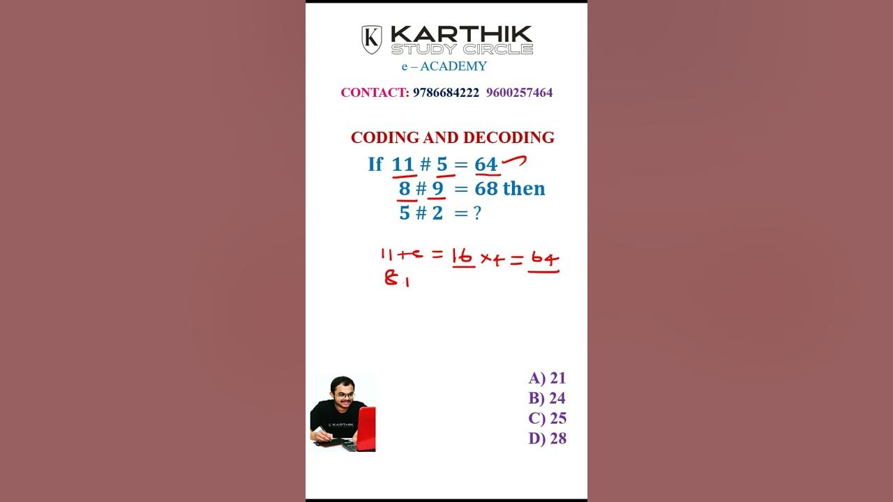 Coding and decoding #ssccgl #rrbntpc #tnpscaptitude #tnusrb #tnpscgroup2amains - YouTube