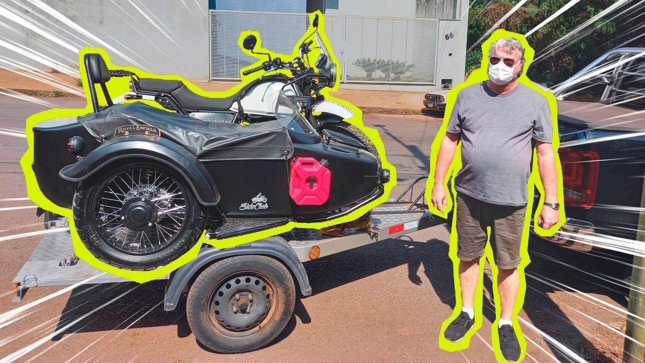 Sidecar Big Trail Custom Made - Royal Enfield Himalayan - YouTube