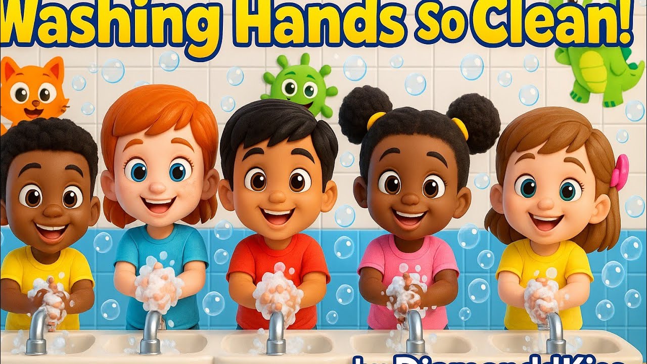 Washing Hands So Clean! | Fun Hygiene & Handwashing Song for Kids - YouTube