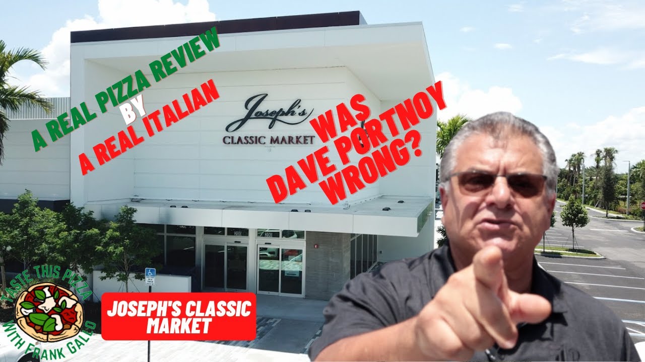 Pizza Reviews Joseph's Classic Market Pizza Review, A Real Pizza Review ...