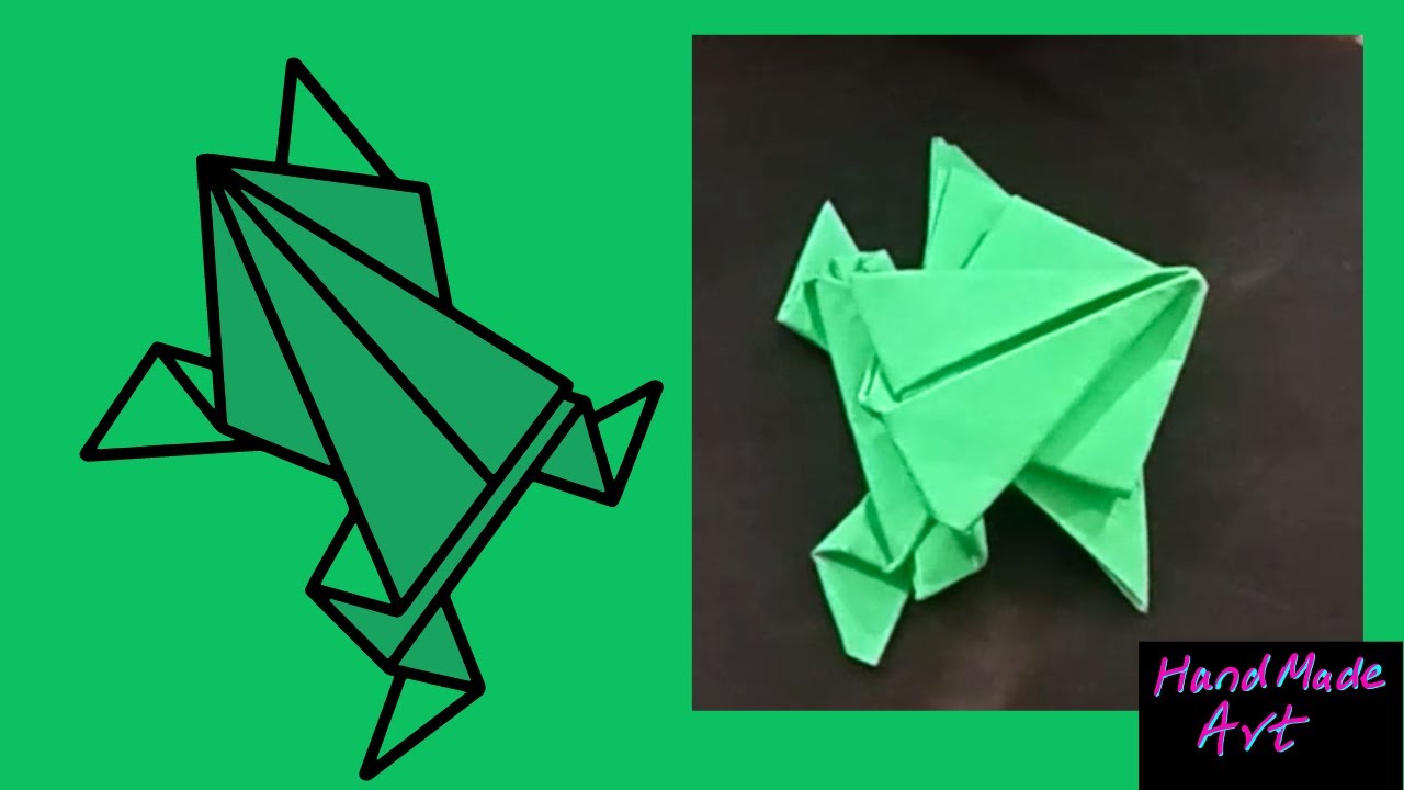 How to make jumping frog ||The best way to make a jumping frog - YouTube