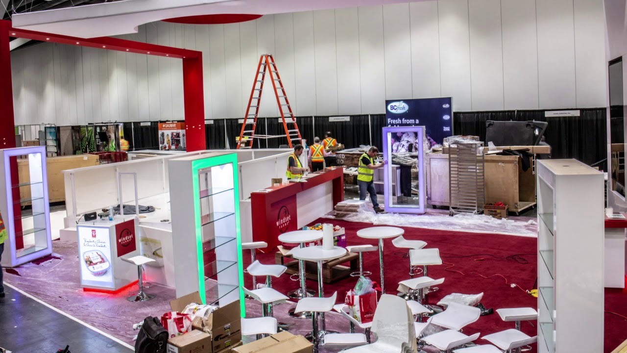 Windset Booth Production Timelapse at CPMA Vancouver - YouTube
