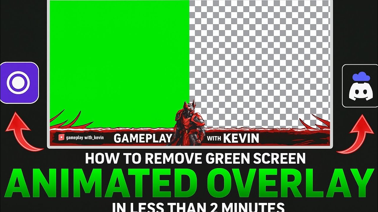 How to Remove Green Screen from Animated Overlay in Less Than 2 Minutes ...