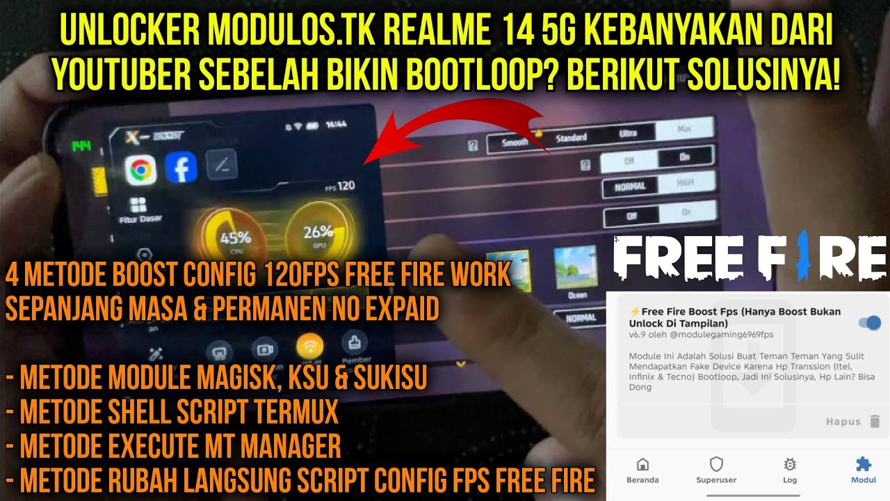 🔥Module Config XML Boost Fps FF! Cara Boost High Fps Free Fire+Free ...