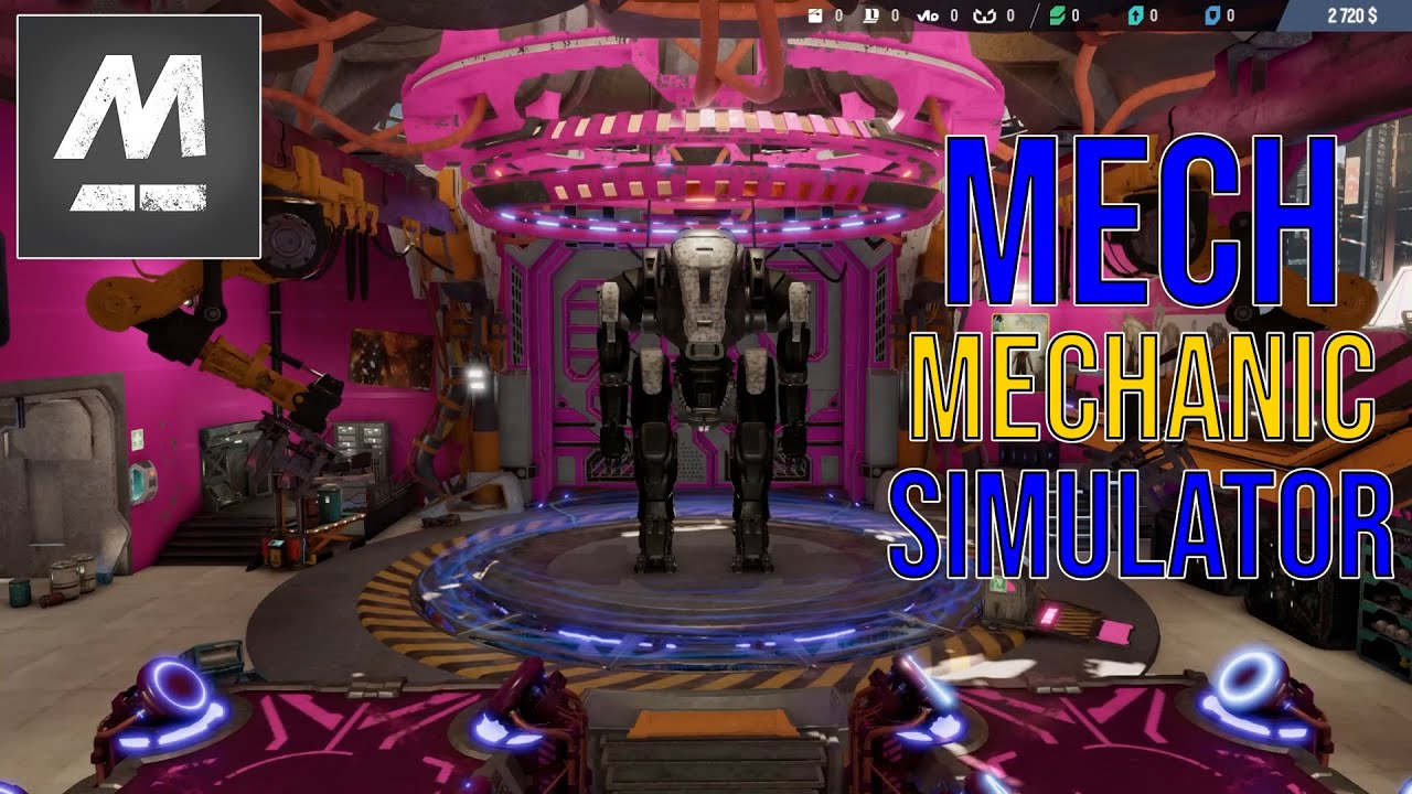 I Accidentally Turned My Shop Pink - Mech Mechanic Simulator - YouTube