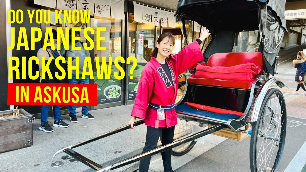 Japanese rickshaw girls often run and eat.🏃‍♀️🍽️｜Asakusa Gourmet Tour ...