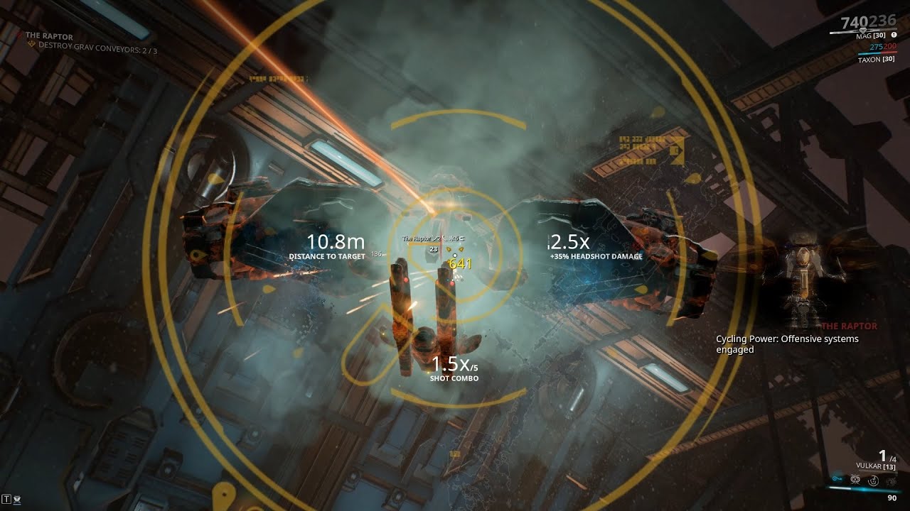 Warframe | Mag | Accurate Raptor Kill | Europa - YouTube