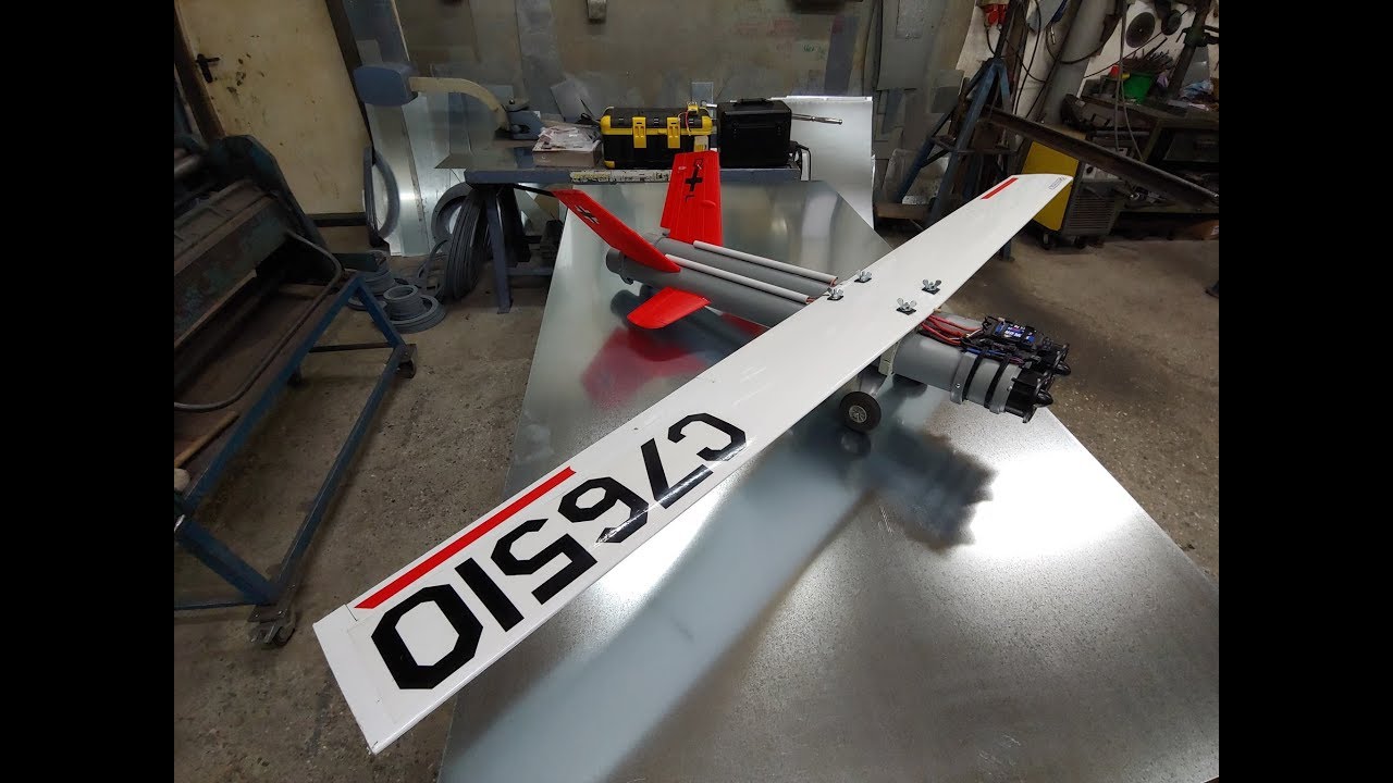 RC RP003 1.8m Twin 70mm EDF pipe jet After assembley review and test ...