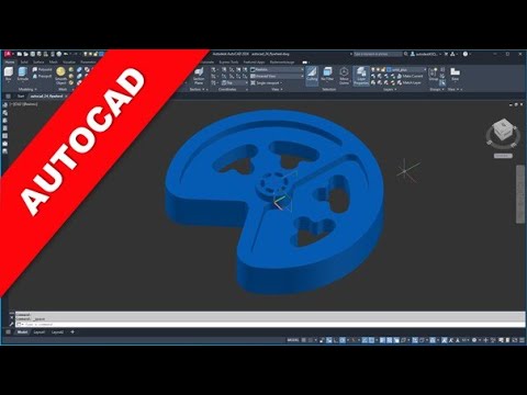5.5 Schwungscheibe - Flywheel - Autocad 2024 Taining - Part Design ...