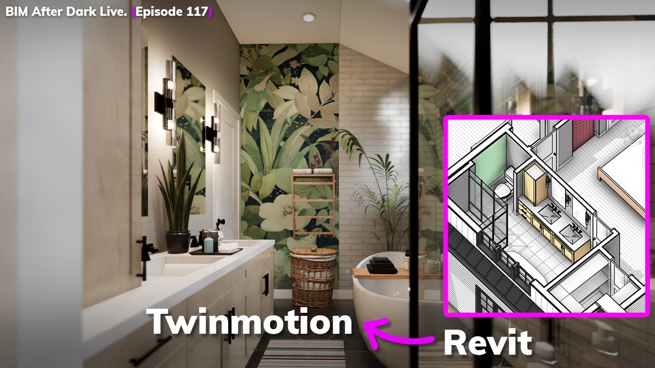 Residential Revit - Twinmotion Interior Tips (The North Wing - PT 3) - YouTube