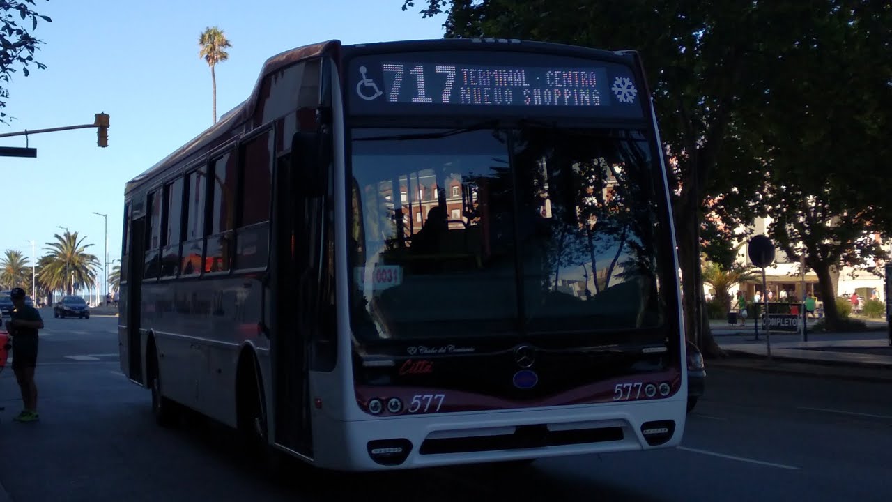 Línea 717 nuevo interno 577 Nuovobus Citta OF1621 con aire ...