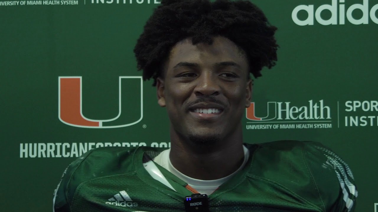 Gregory Rousseau | Post Practice Presser | 11.20.19 - YouTube