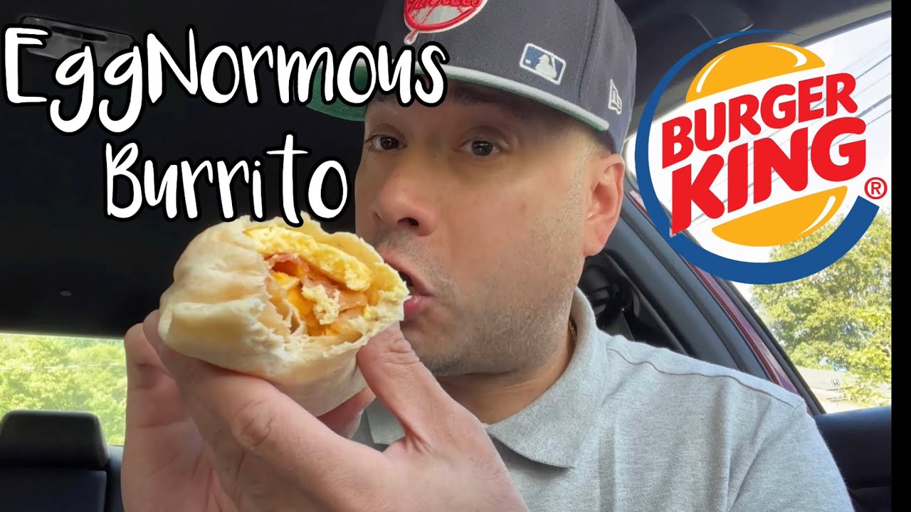 Burger King® EggNormous Burrito #food #review #foodie - YouTube