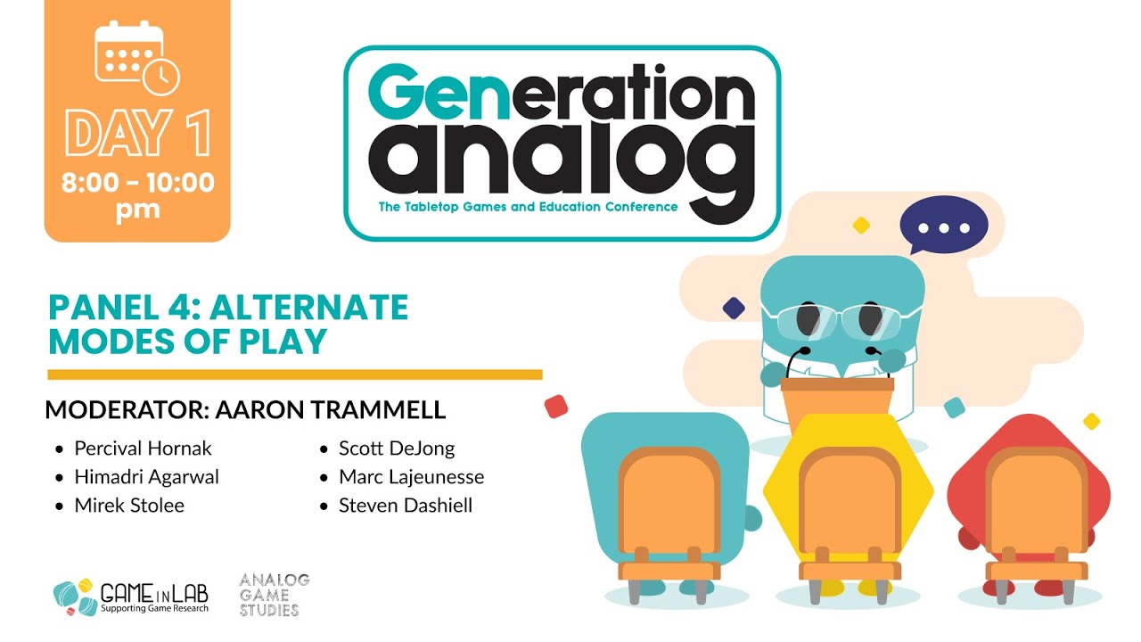 GENERATION ANALOG 2023 PANEL 4: ALTERNATE MODES OF PLAY - YouTube